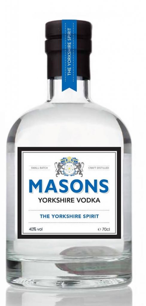 Masons Vodka 0,7 Liter - Masons Yorkshire Vodka 42% - Fås kun her!